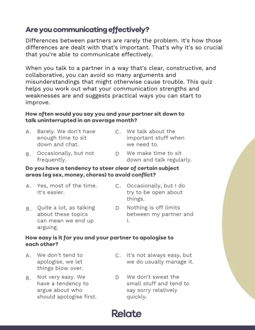 Menopause and relationships toolkit | Relate